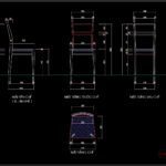 176.Autocad Drawing Of Walnut Chairs Details For Free Download - Free ...