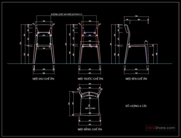 189.Walnut Chairs Cad Blocks free download