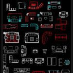 192.CAD Blocks Furniture for Living room - Free Cad Blocks, download ...