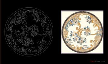 121. CAD drawing of the high-rise apartment building complex planning