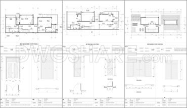 3-Story House A Complete Project PDF File 7.1×23m