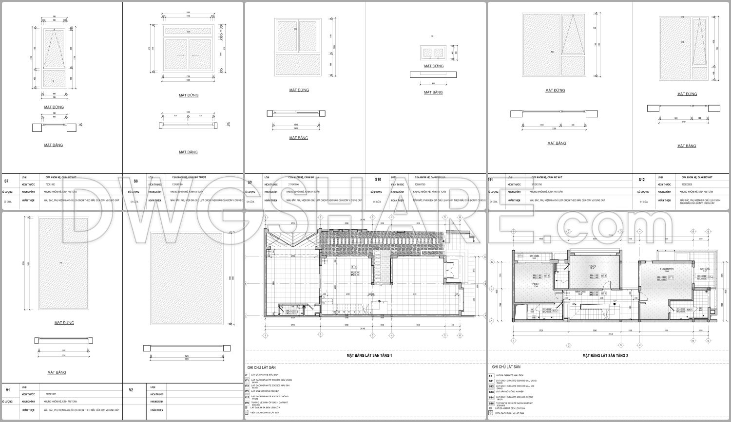 3-Story House A Complete Project PDF File 7.1×23m