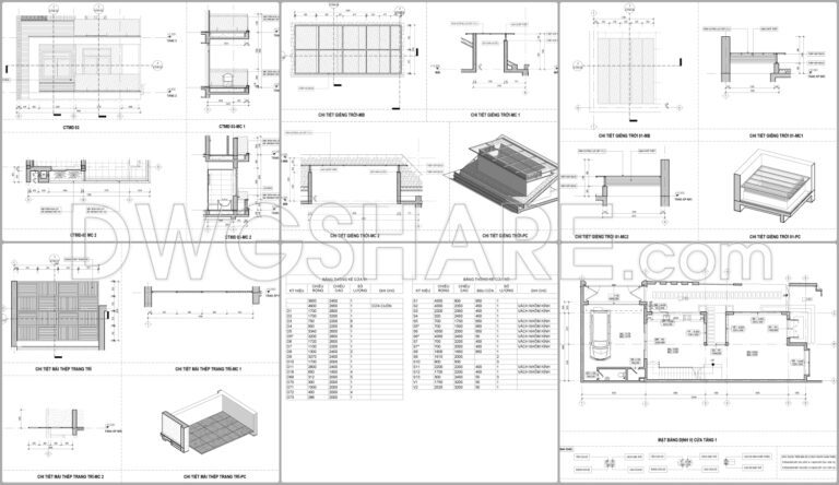 3-Story House A Complete Project PDF File 7.1×23m
