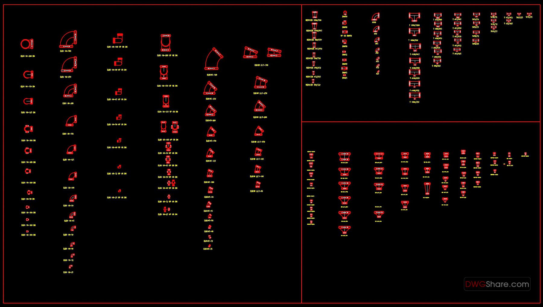 46.Fire fighting details CAD Blocks free download