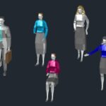 77.Free Download of 3D Person Autocad Drawing DWG (1) - Free Cad Blocks ...