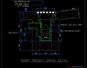 87.Free Download of Rain Water Outlet Parapet Type Installation Autocad ...