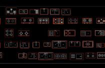 12.Cabinet Hardware AutoCAD blocks free download