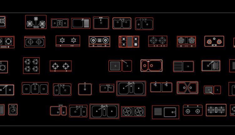 Kitchen Archives - Free download website of Autocad Blocks for Designer