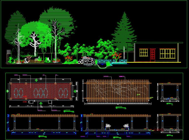 89.Free Download Of Urban Landscaping Detail Autocad Drawing DWG