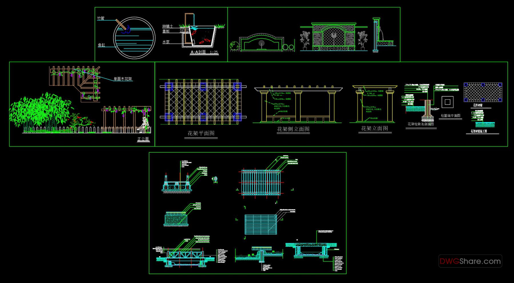 89.Free Download Of Urban Landscaping Detail Autocad Drawing DWG