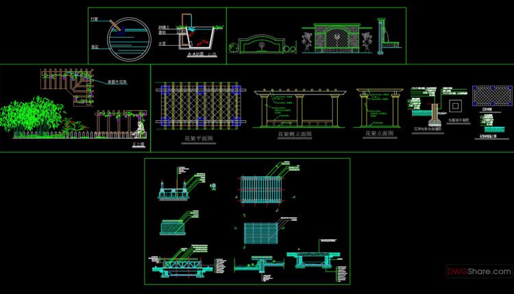 89.Free Download Of Urban Landscaping Detail Autocad Drawing DWG - Free Cad Blocks, download DWG ...