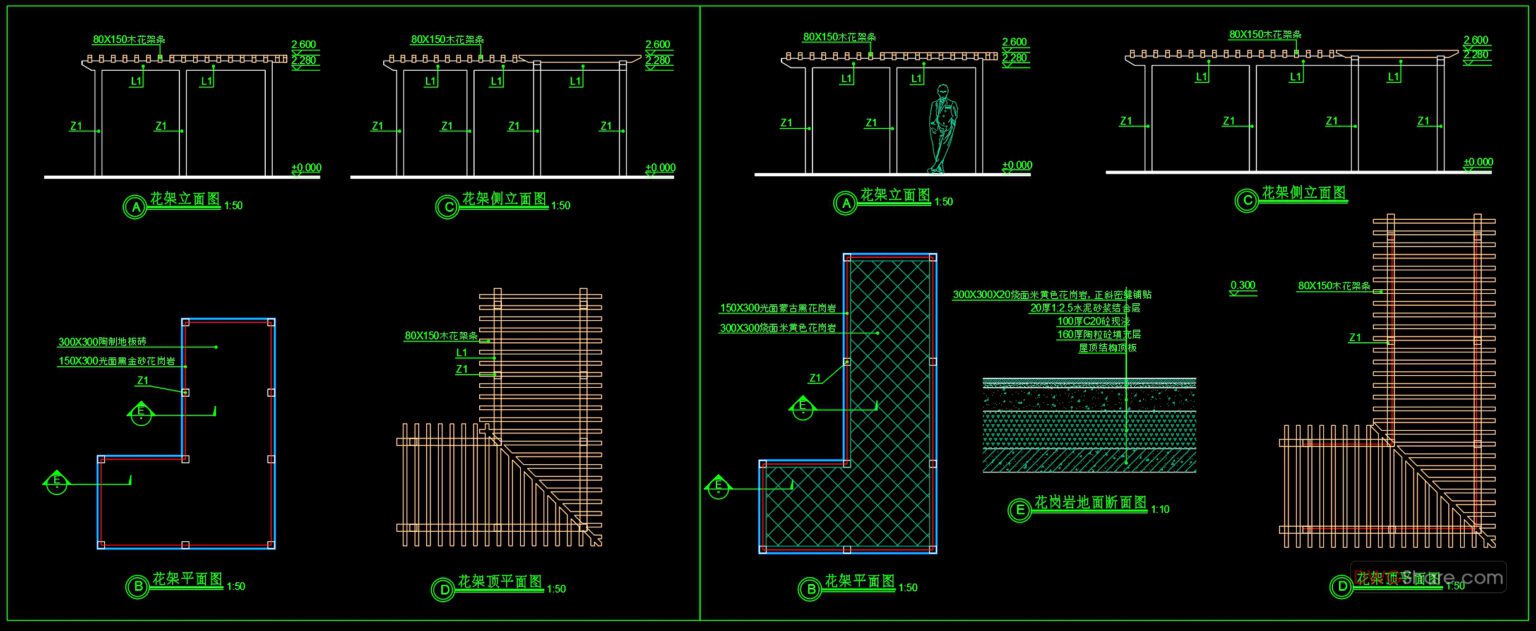 90.Autocad Drawings Of Rest huts For Download