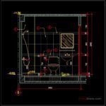 91.WC Layout elevations details AutoCAD drawing download - Free Cad ...