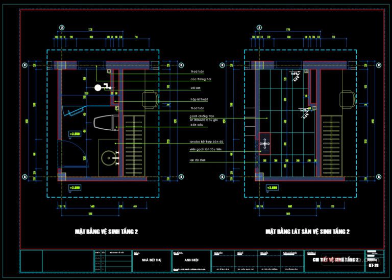 94.WC Layout Plan and elevations details AutoCAD drawing download