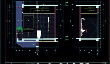 457. Detailed AutoCAD Drawing Of Revolving Door For Download