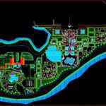 Autocad Drawing Of Planning and Design Resort, Spa For Download - Free ...