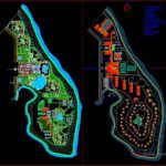 Autocad Drawing Of Planning and Design Resort, Spa For Download - Free ...