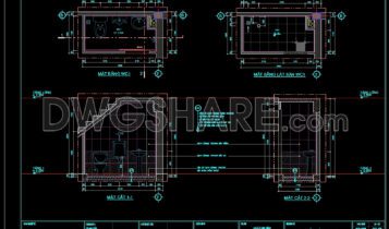 81.Free Download of Sewage Sump Pump Section Details CAD Drawing DWG