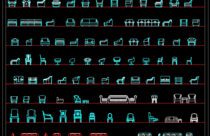 38.Autocad drawings of various types of bonsai trees