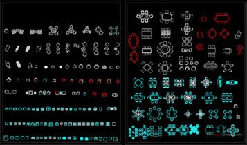 Dining table Archives - Free Cad Blocks, download DWG models for ...