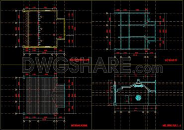 21.Autocad Drawing Of Ancestral Temple For Download