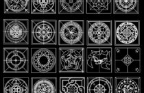 173. Free CAD Blocks Decorative Corners Design Elements