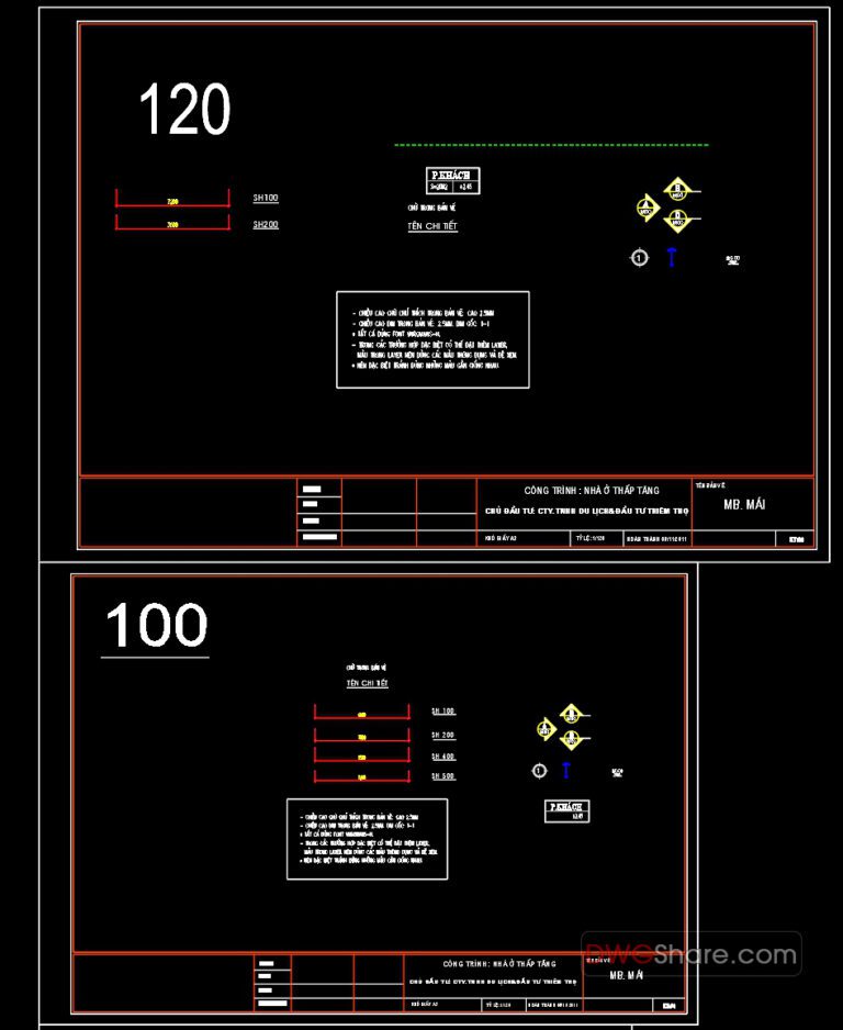 24.Title blocks layout in metric