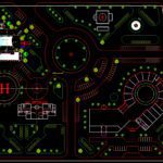 38.Autocad Drawing Of Oil Station Layout Plan and Elevations For ...