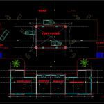 38.Autocad Drawing Of Oil Station Layout Plan and Elevations For ...