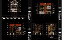 Mixed-Use Building Autocad file free download