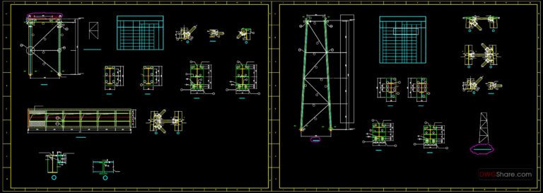 63.Free Download of Belt Conveyor Foundation and Steel Connection ...