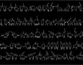 81.Free Download Of People Silhouettes Dancing Autocad Drawing DWG