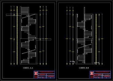 85.Detailed drawings of spiral staircases in autocad file