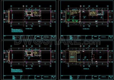 9-Story House a Complete Project AutoCAD File 4.4×15.3m