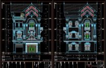 100.Autocad Drawing Of Wall Feature Panelling Details For Download