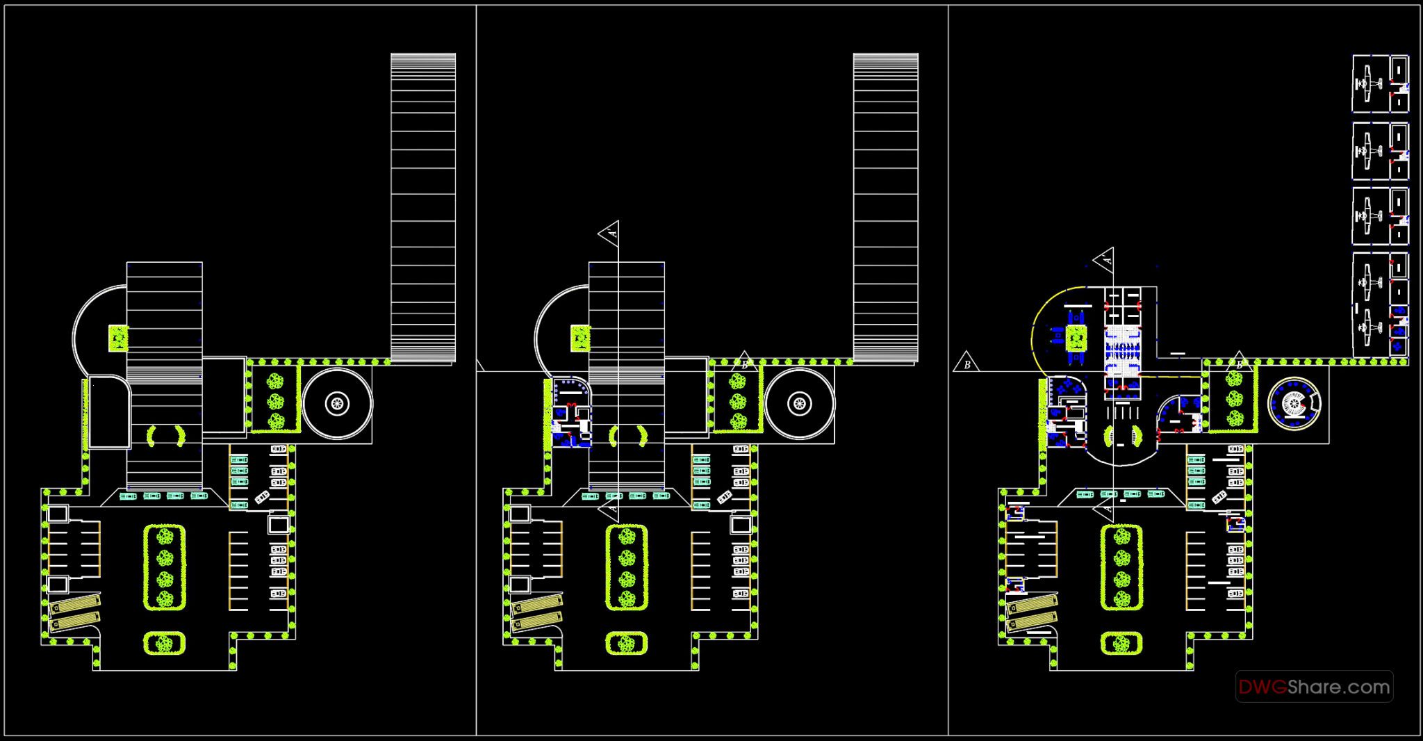 Autocad Drawing Of Airport Systems Details For Download