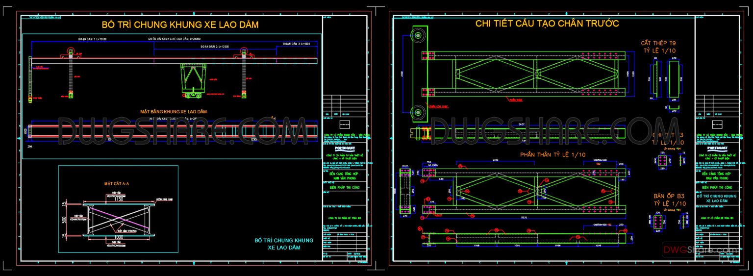 Autocad Drawing Of Methods For Erection Girder For Download