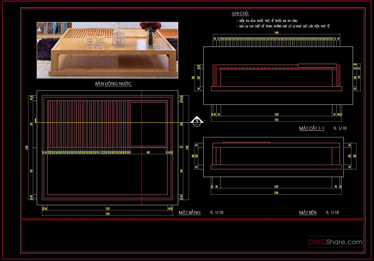 Detailed Drawings Of Living room In Autocad File