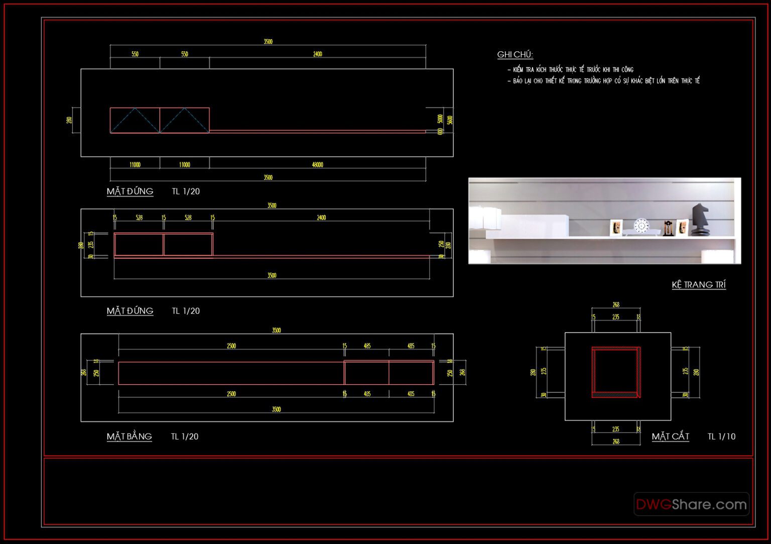 Detailed Drawings Of Living room In Autocad File