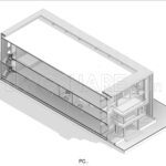 Drawing Of 3-Story Office Building For Free Download - Free Cad Blocks ...