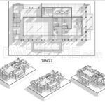 Drawing Of 3-Story Office Building For Free Download - Free Cad Blocks ...