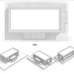 Drawing Of 3-Story Office Building For Free Download - Free Cad Blocks ...
