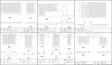 Drawing Of 7-Story House A Complete Project 8.9m x 10.1m For Download