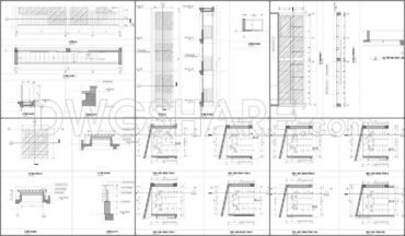 Drawing Of 7-Story House A Complete Project 8.9m x 10.1m For Download