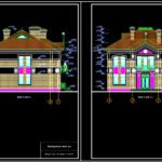 Free Download of Small Family House Autocad Drawing DWG - Free Cad ...