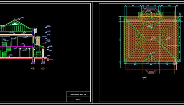 Free Download of Small Family House Autocad Drawing DWG - Free Cad ...