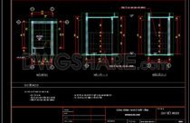 16.Mosque Minaret Elevation and Sections Details AutoCAD File Free Download