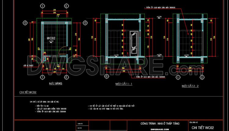 103.WC Layout Plan and elevations details AutoCAD drawing download ...