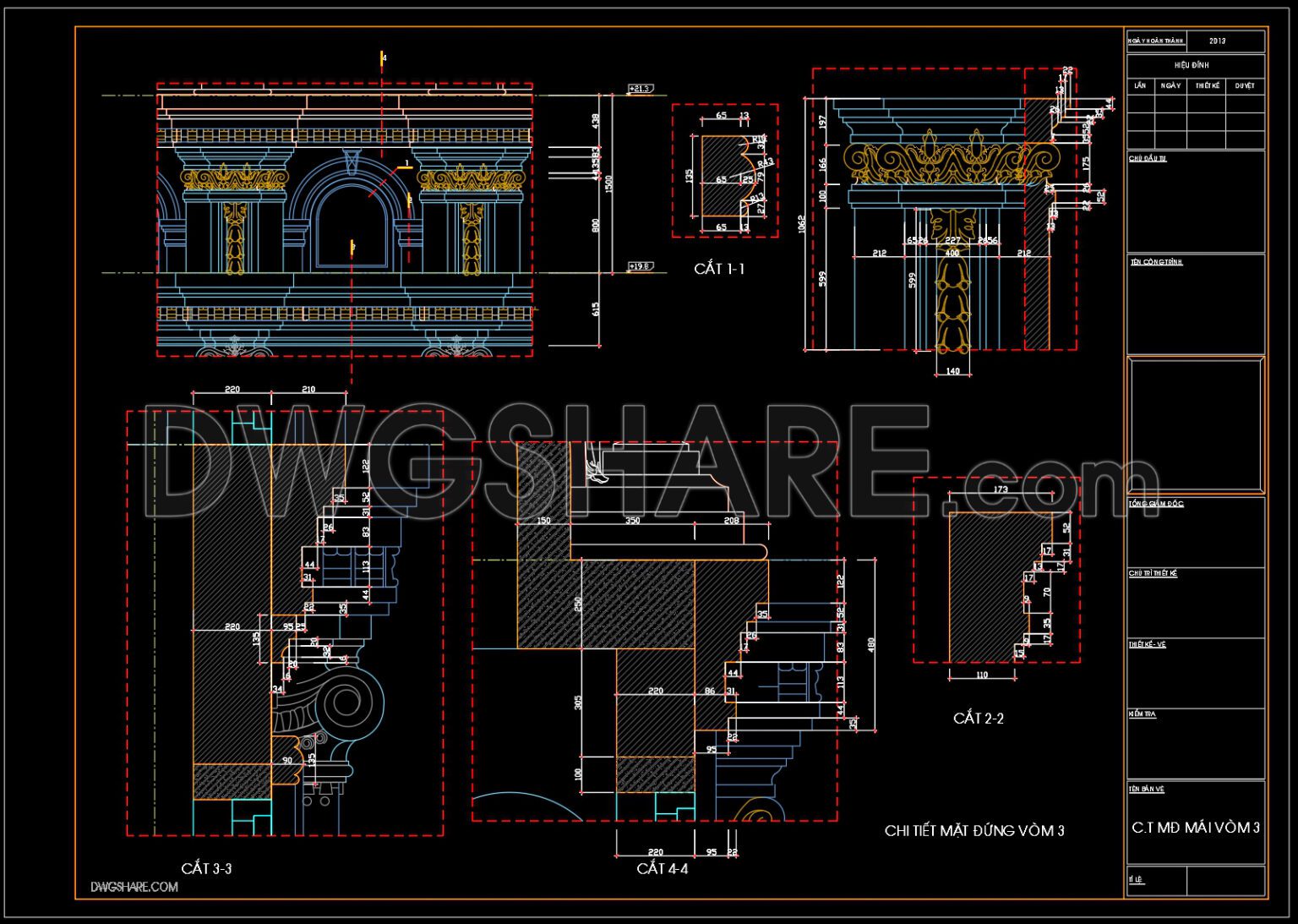 124.Classical Architectural details Blocks free download