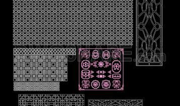 255 Autocad Colors blocks in AutoCAD free download